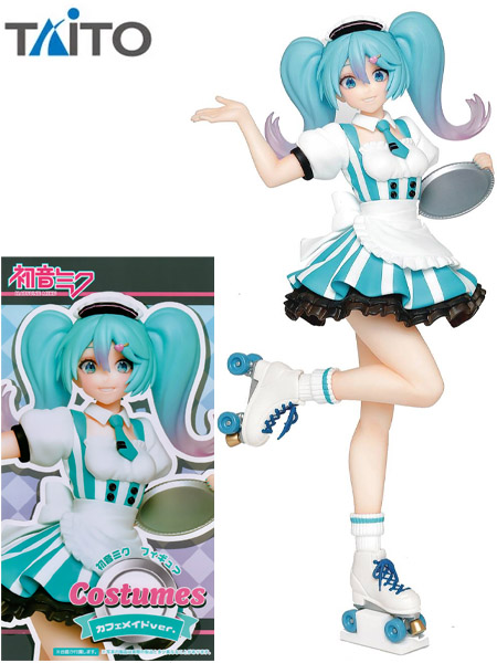 Taito Vocaloid Hatsune Miku Cafe Maid Version Figure Reissue Razors Edge Collectibles
